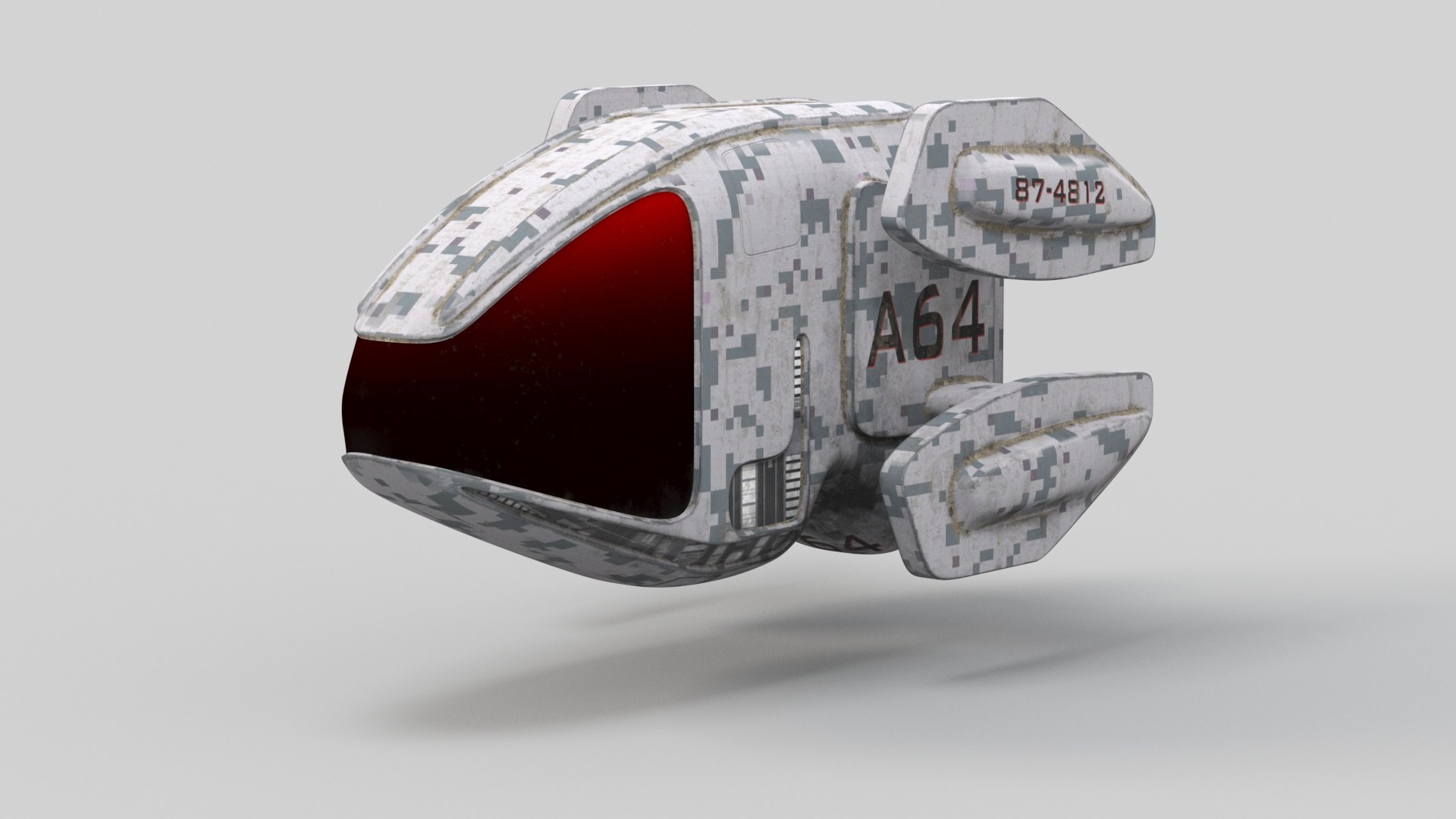 3D SF Drone Digital Camo Model - TurboSquid 2221397