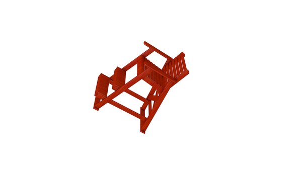 Lifeguard Chair 3D model - TurboSquid 2046045