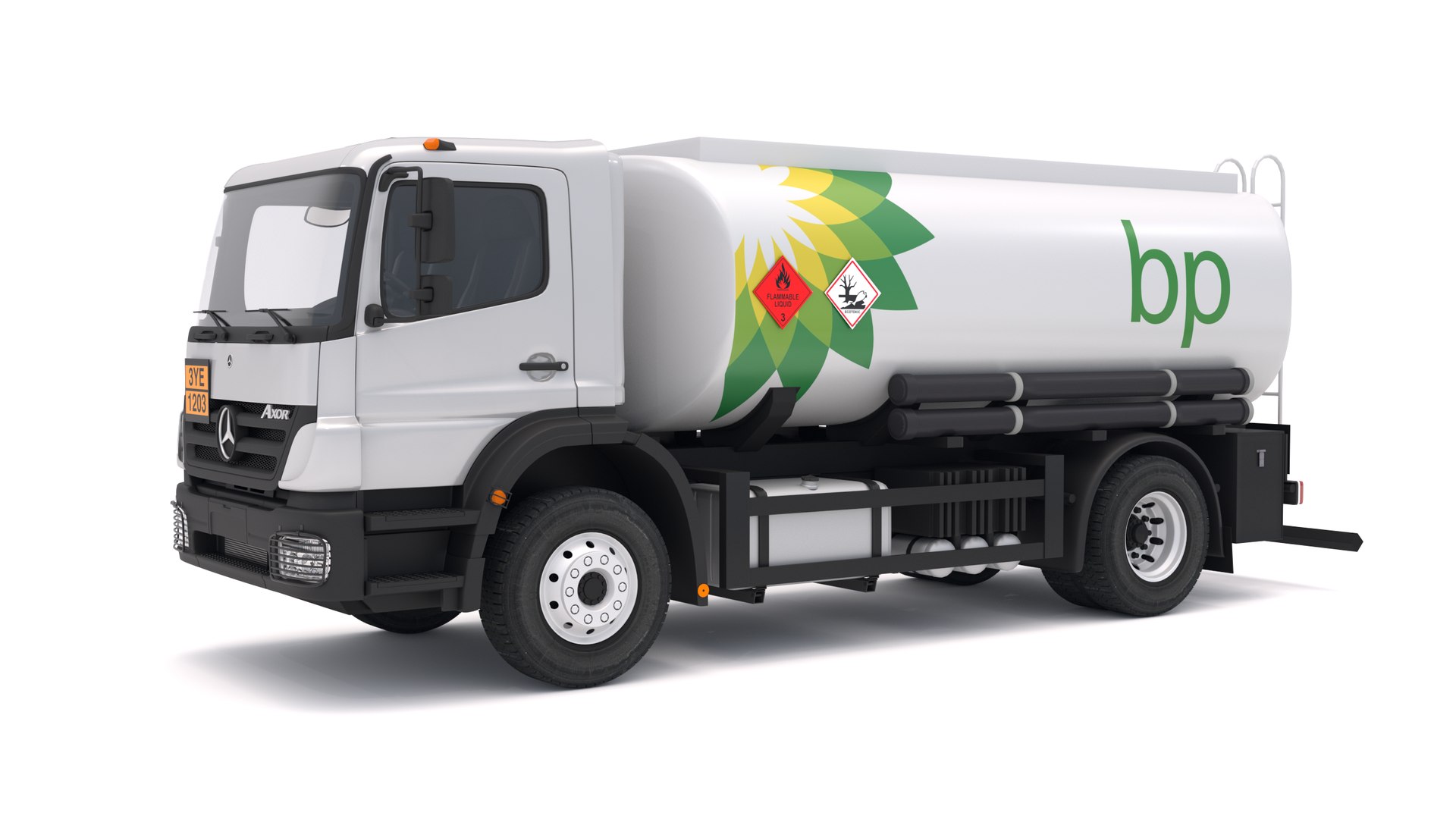 Mercedes-Benz Axor BP Truck Tanker 3D Model - TurboSquid 2157955