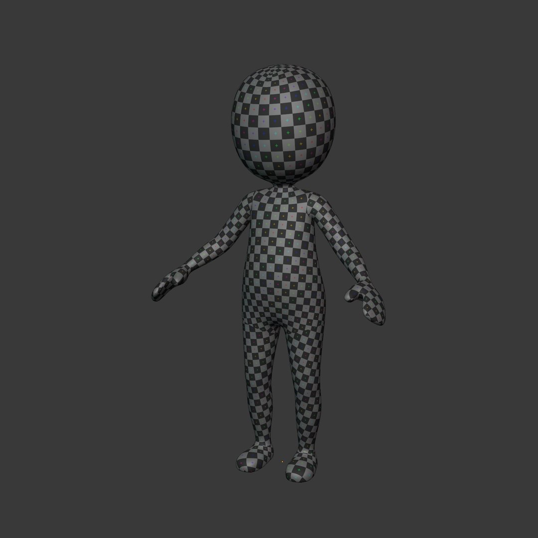 Cartoon Stickman Model - TurboSquid 1657841