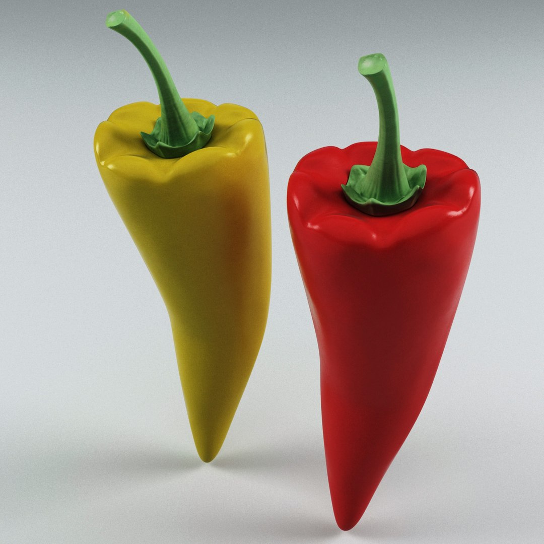 Peppers Hot 3d Model