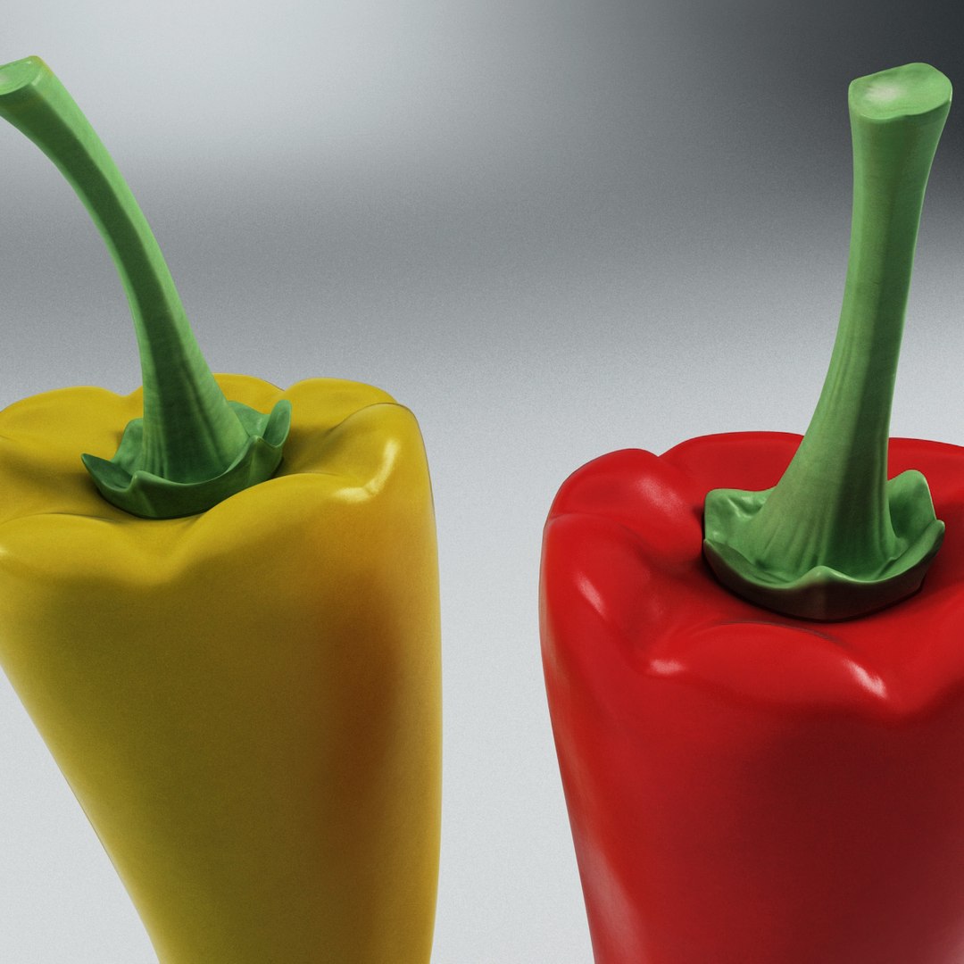 Peppers Hot 3d Model