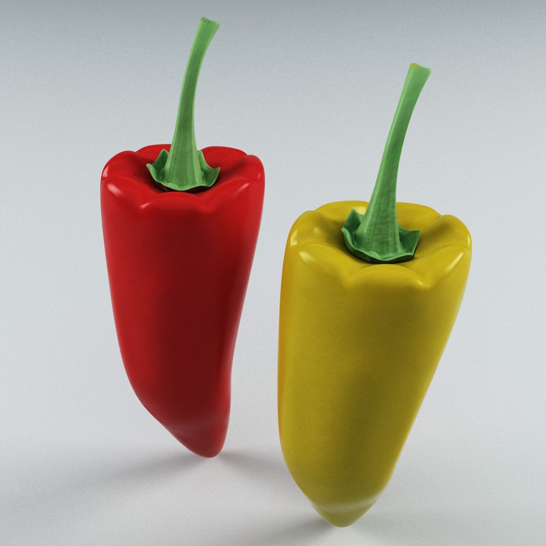 Peppers Hot 3d Model