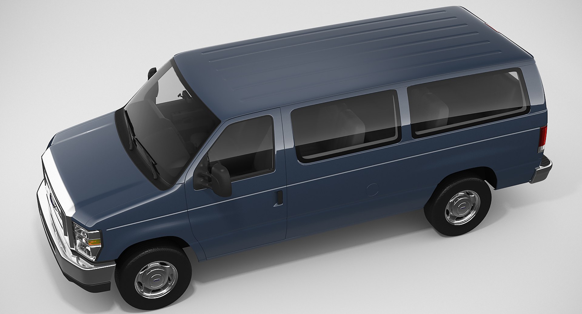 E-series E-350 Passenger Van 3D - TurboSquid 1381512