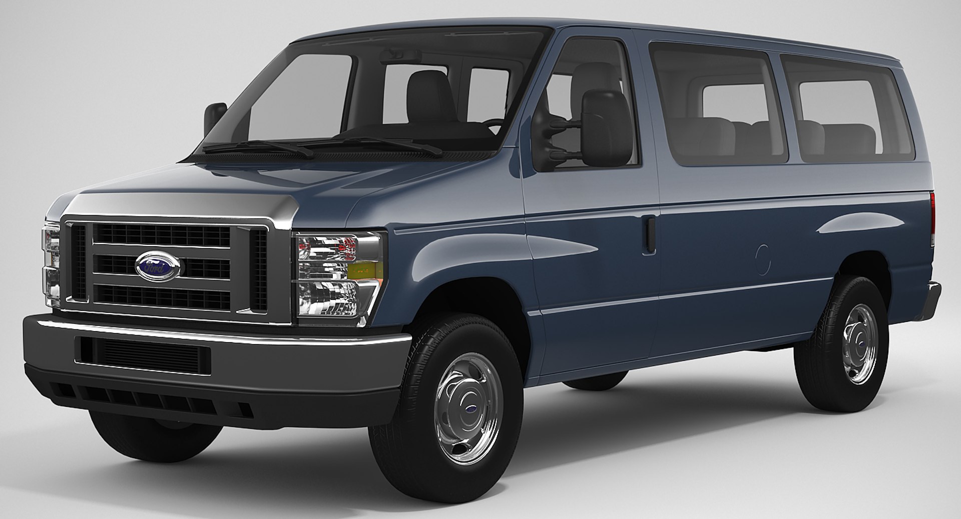 E-series E-350 Passenger Van 3D - TurboSquid 1381512