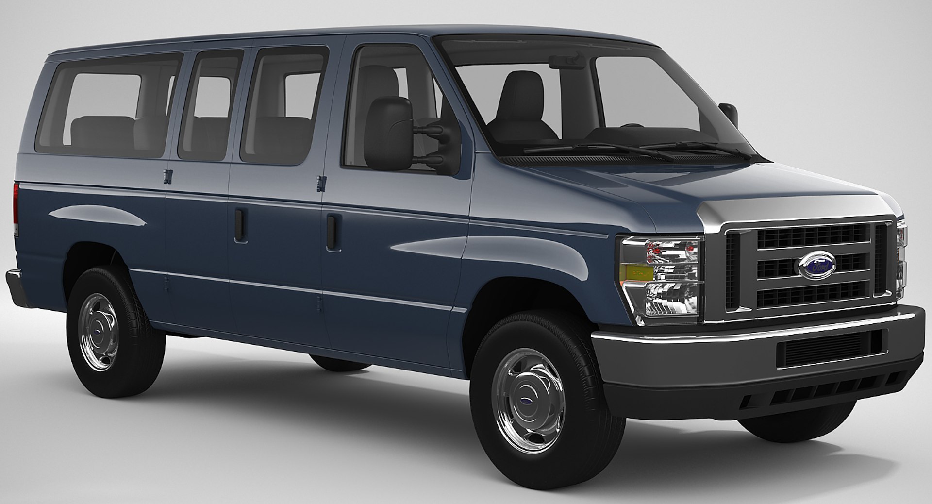E-series E-350 Passenger Van 3D - TurboSquid 1381512