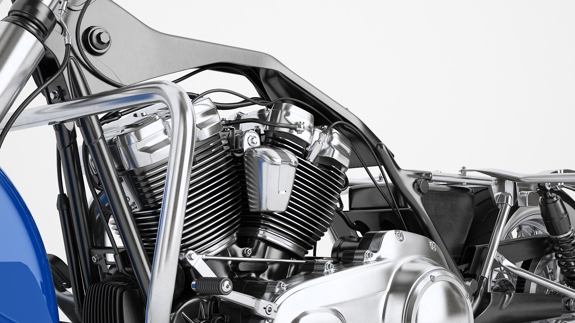 3D Model Generic Classic Motorcycle Frame 01 - TurboSquid 2383805