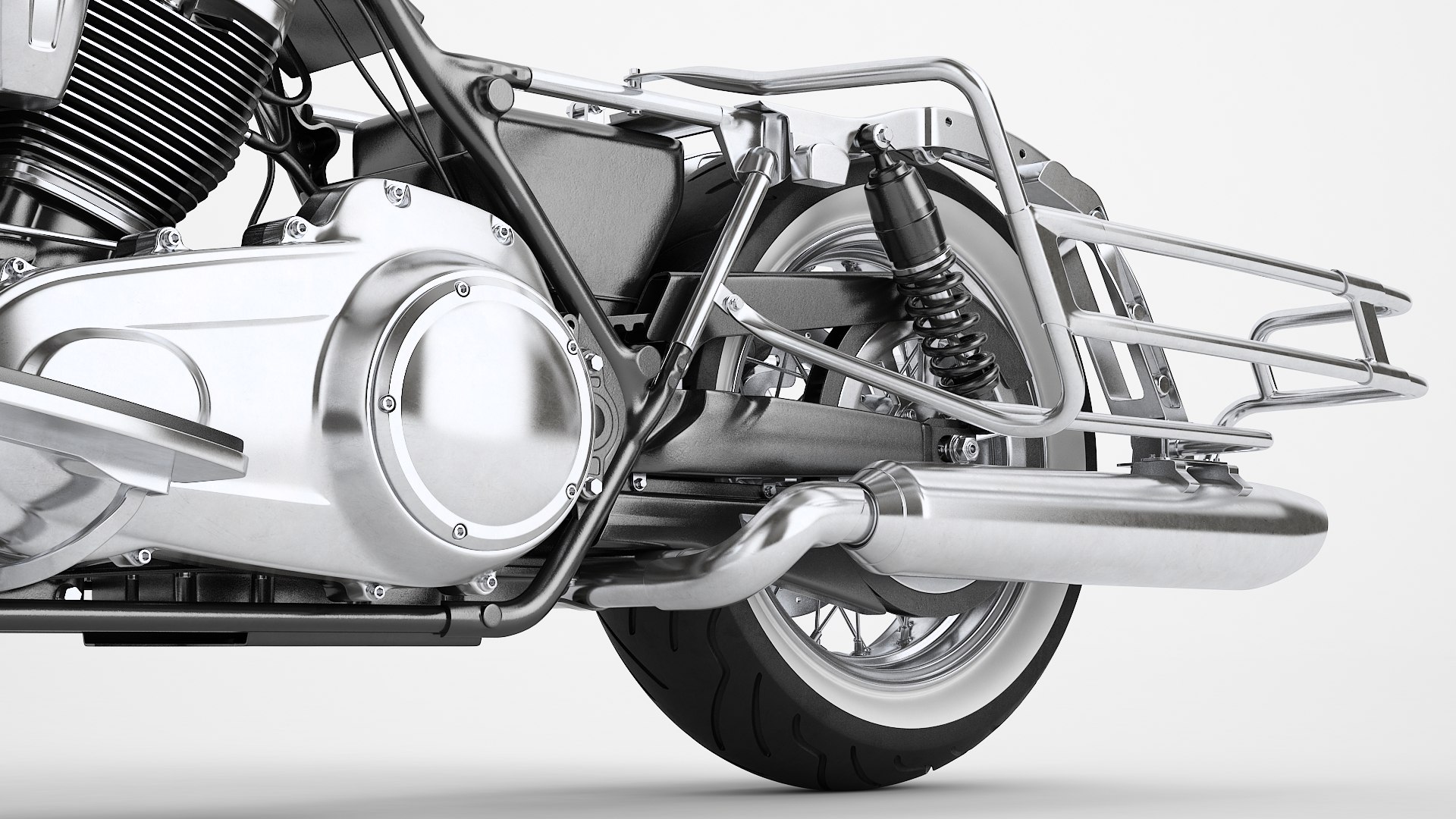 3D Model Generic Classic Motorcycle Frame 01 - TurboSquid 2383805