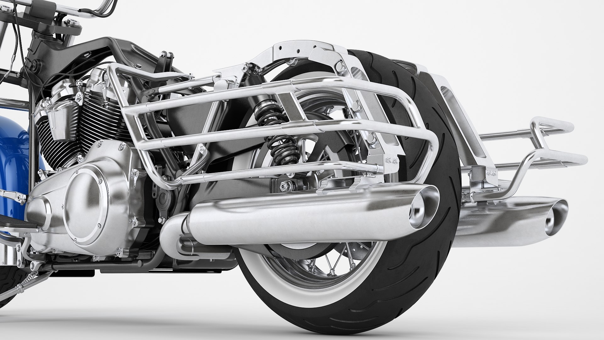 3D Model Generic Classic Motorcycle Frame 01 - TurboSquid 2383805