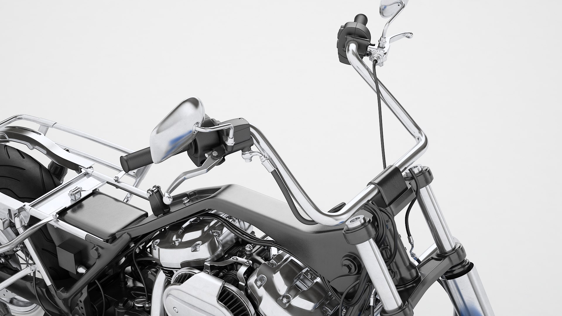 3D Model Generic Classic Motorcycle Frame 01 - TurboSquid 2383805