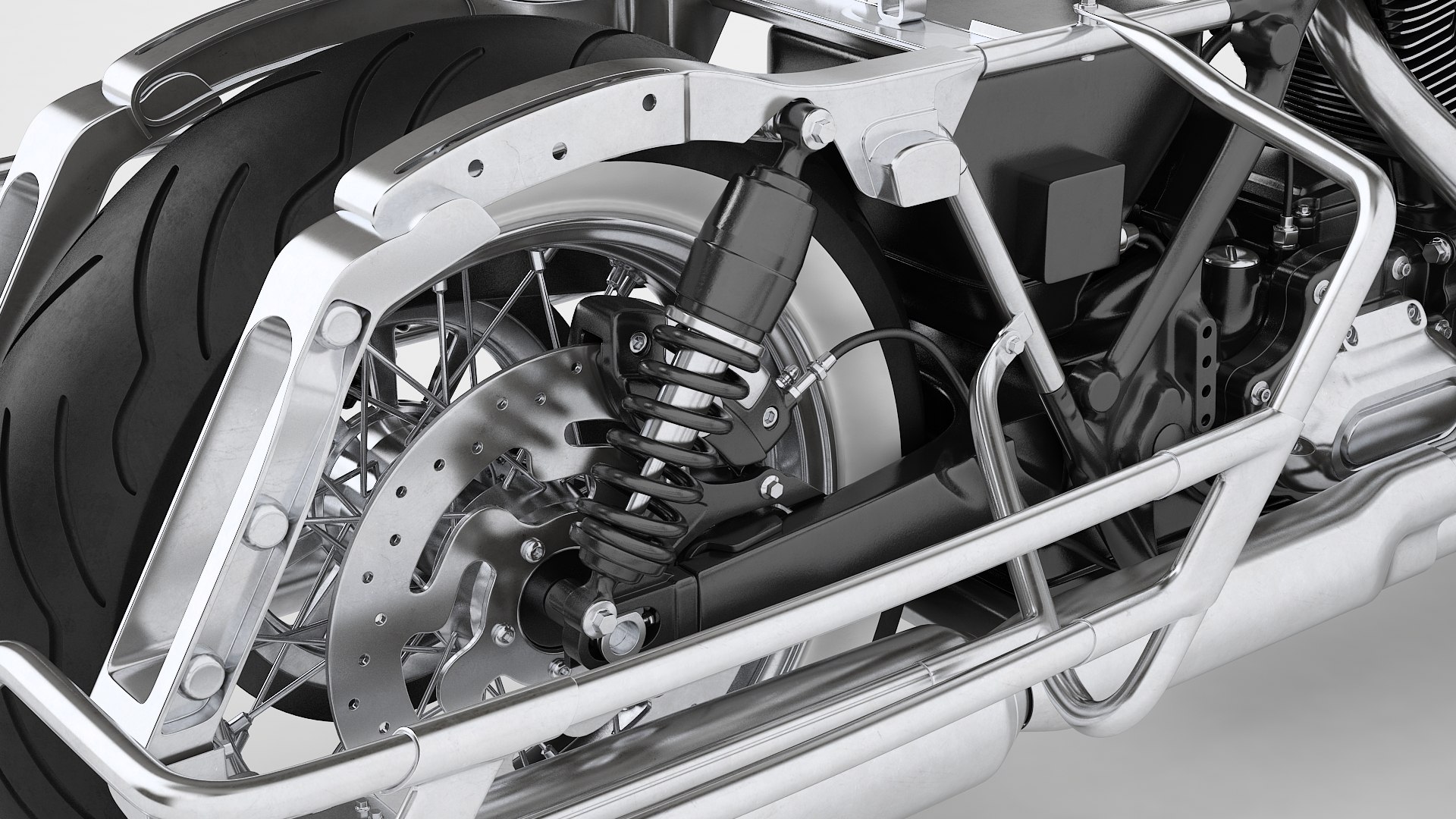 3D Model Generic Classic Motorcycle Frame 01 - TurboSquid 2383805