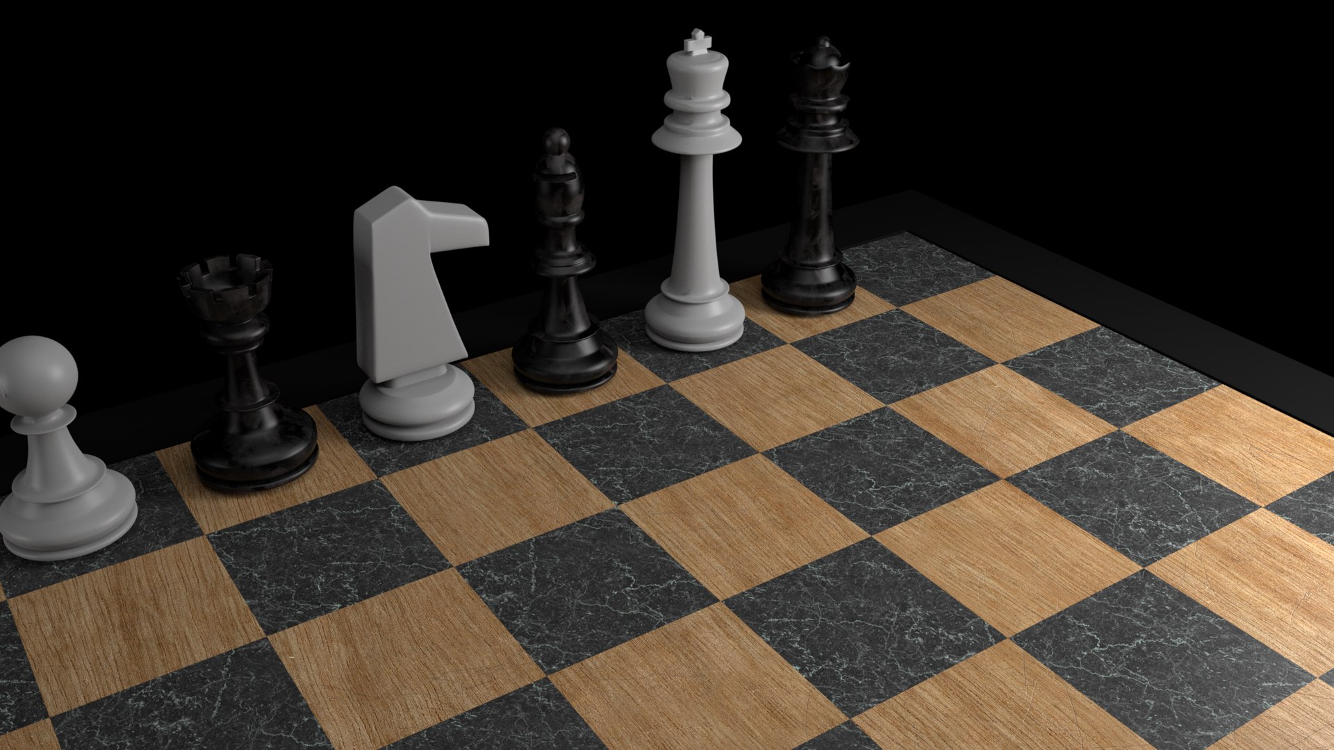 Chess and checkerboard model - TurboSquid 1782148