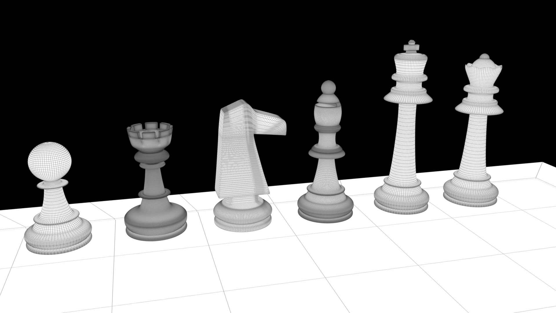Chess and checkerboard model - TurboSquid 1782148