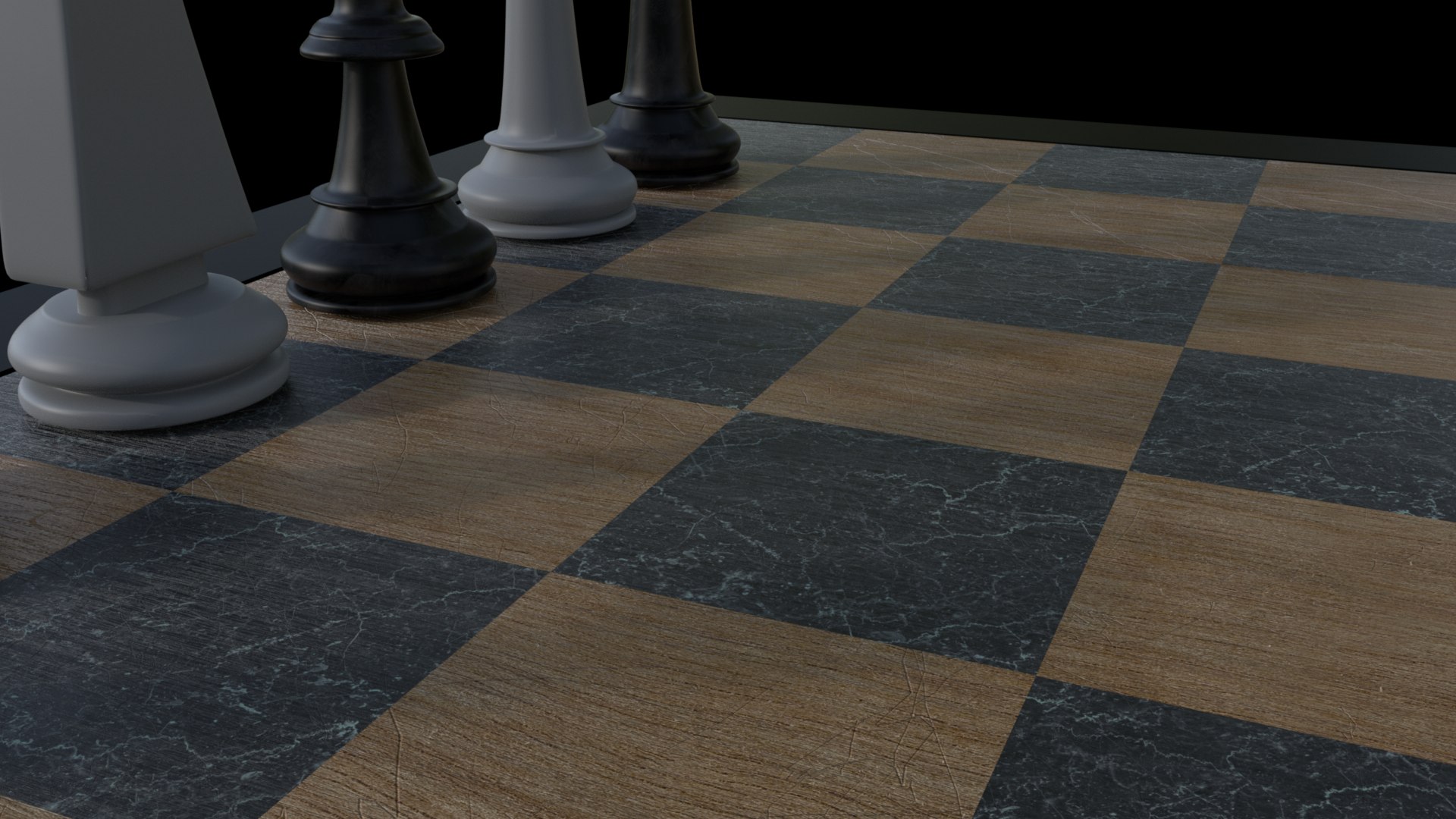 Chess and checkerboard model - TurboSquid 1782148