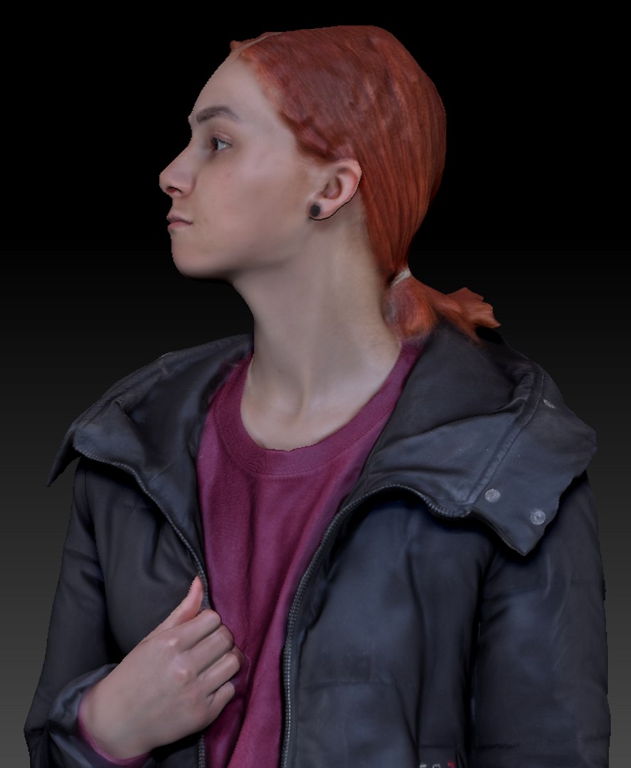 Human Young Woman Bag 3D Model - TurboSquid 1471818