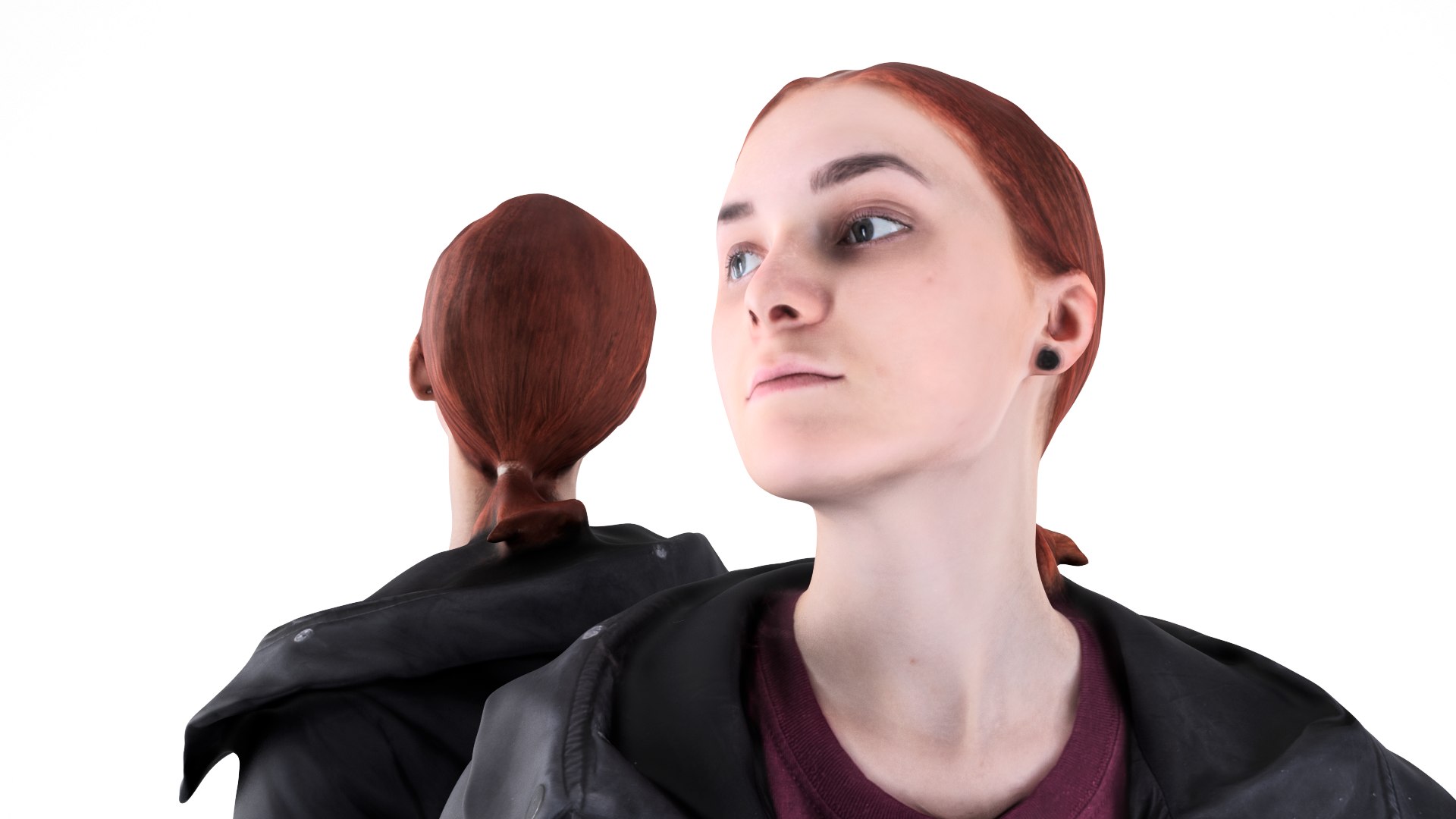 Human Young Woman Bag 3D Model - TurboSquid 1471818
