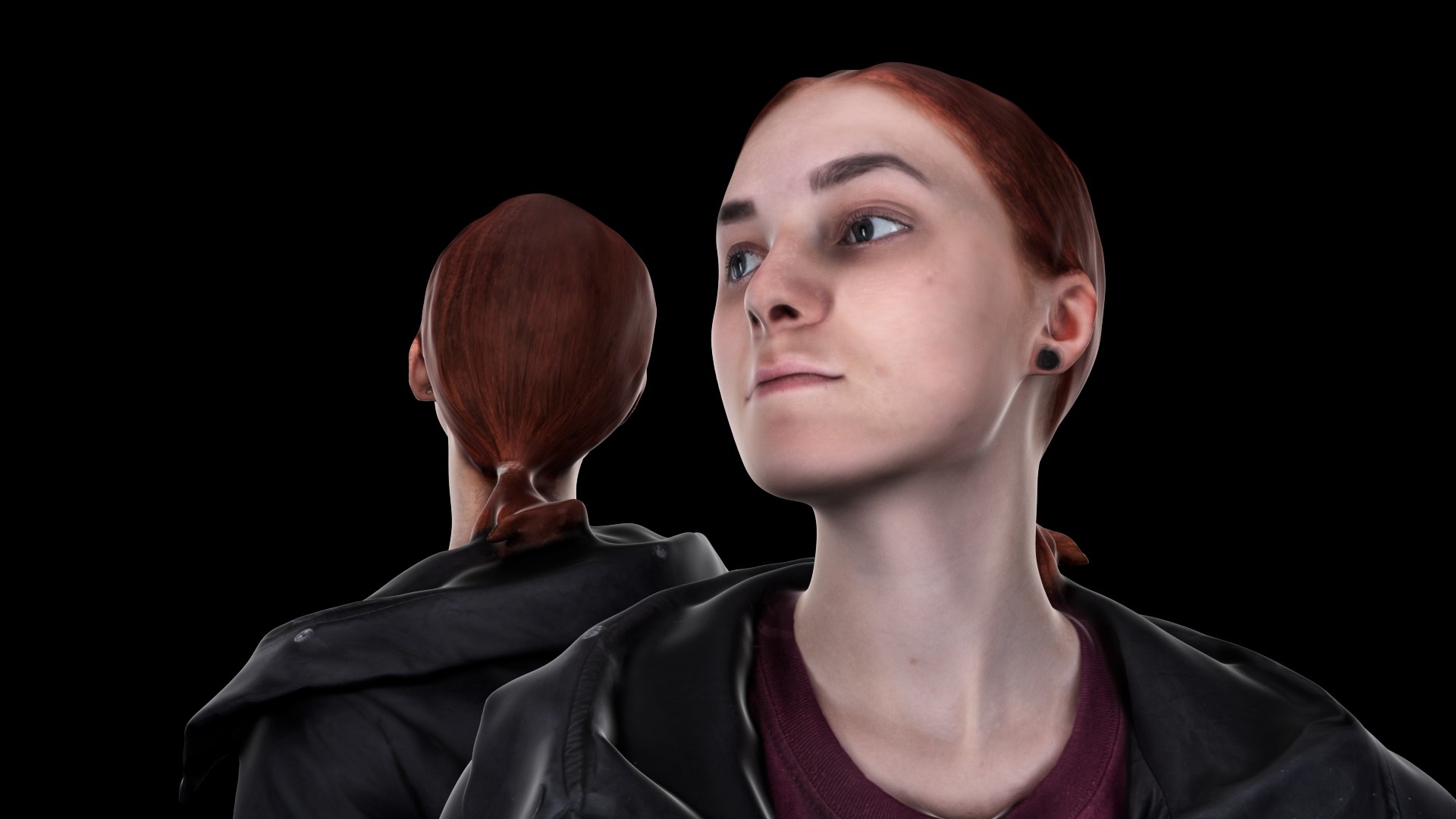 Human Young Woman Bag 3D Model - TurboSquid 1471818