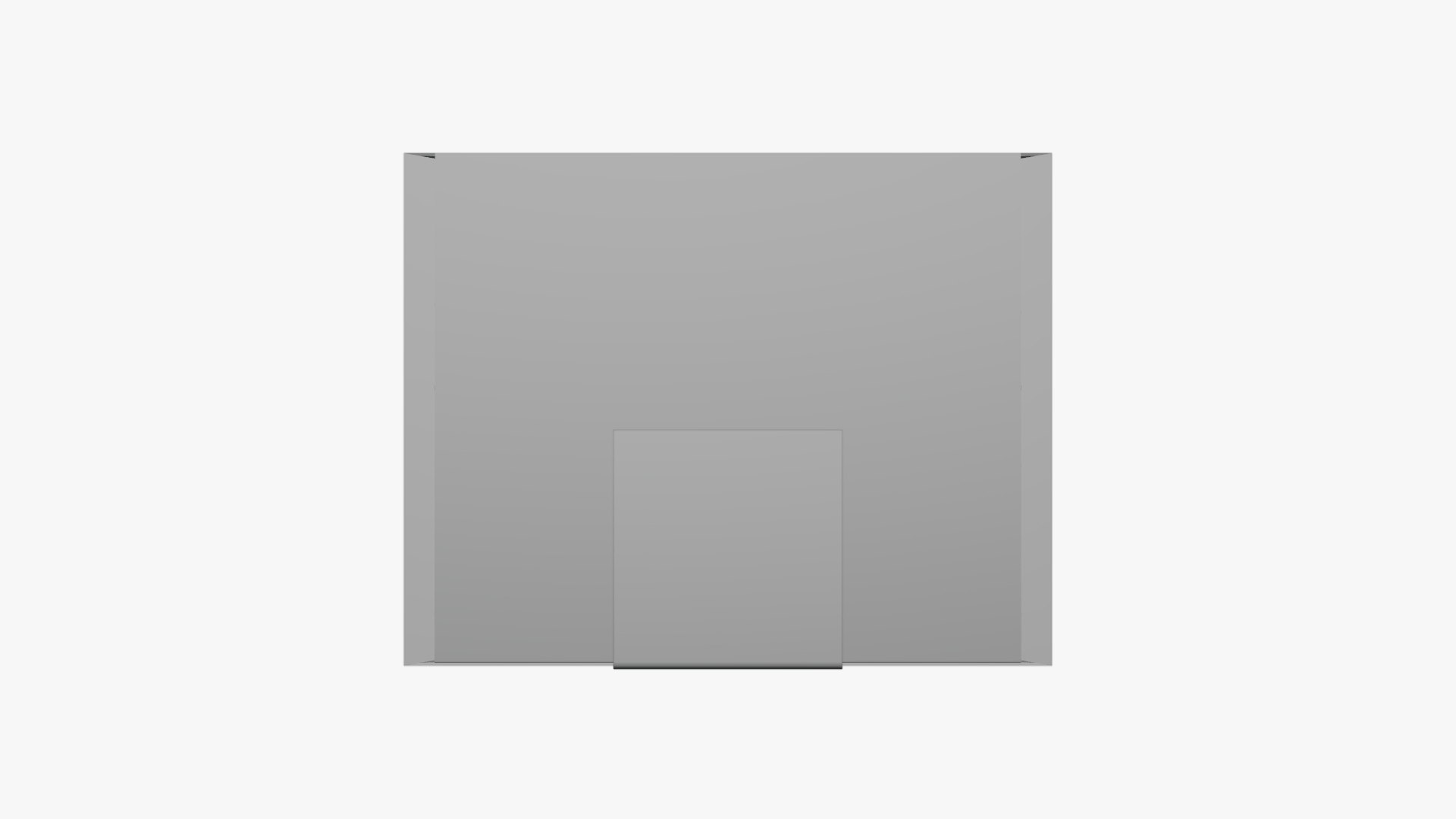 Basic Box Label - Geometry Only No Textures No Materials 3D ...