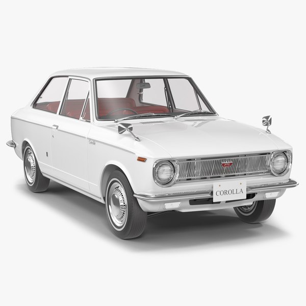 modelo 3d Toyota Corolla E10 1966 1ª Generación Blanco - TurboSquid 2128316