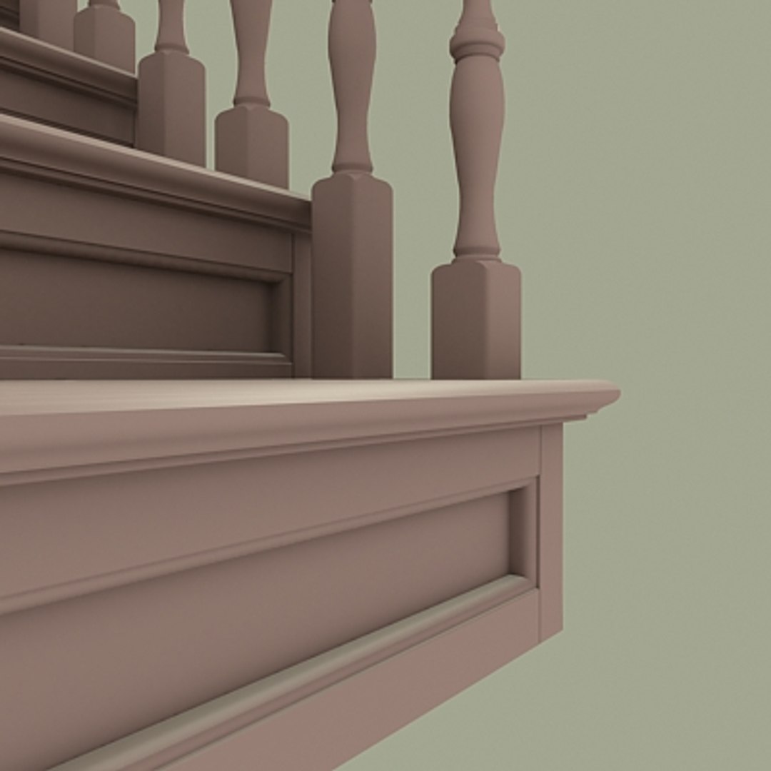 Staircase Railing 3d Max
