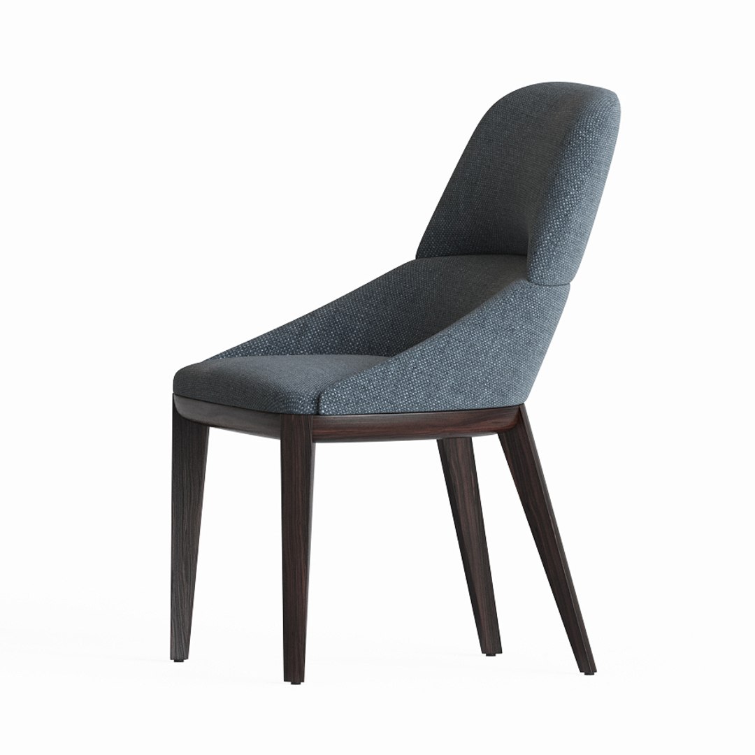 Queen dining chair bontempi 3D model - TurboSquid 1620245