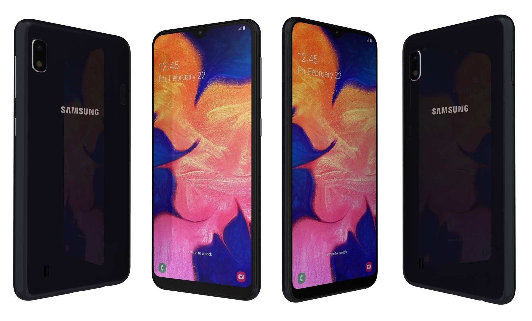 3D Samsung Galaxy A10 Colors Model - TurboSquid 1406503