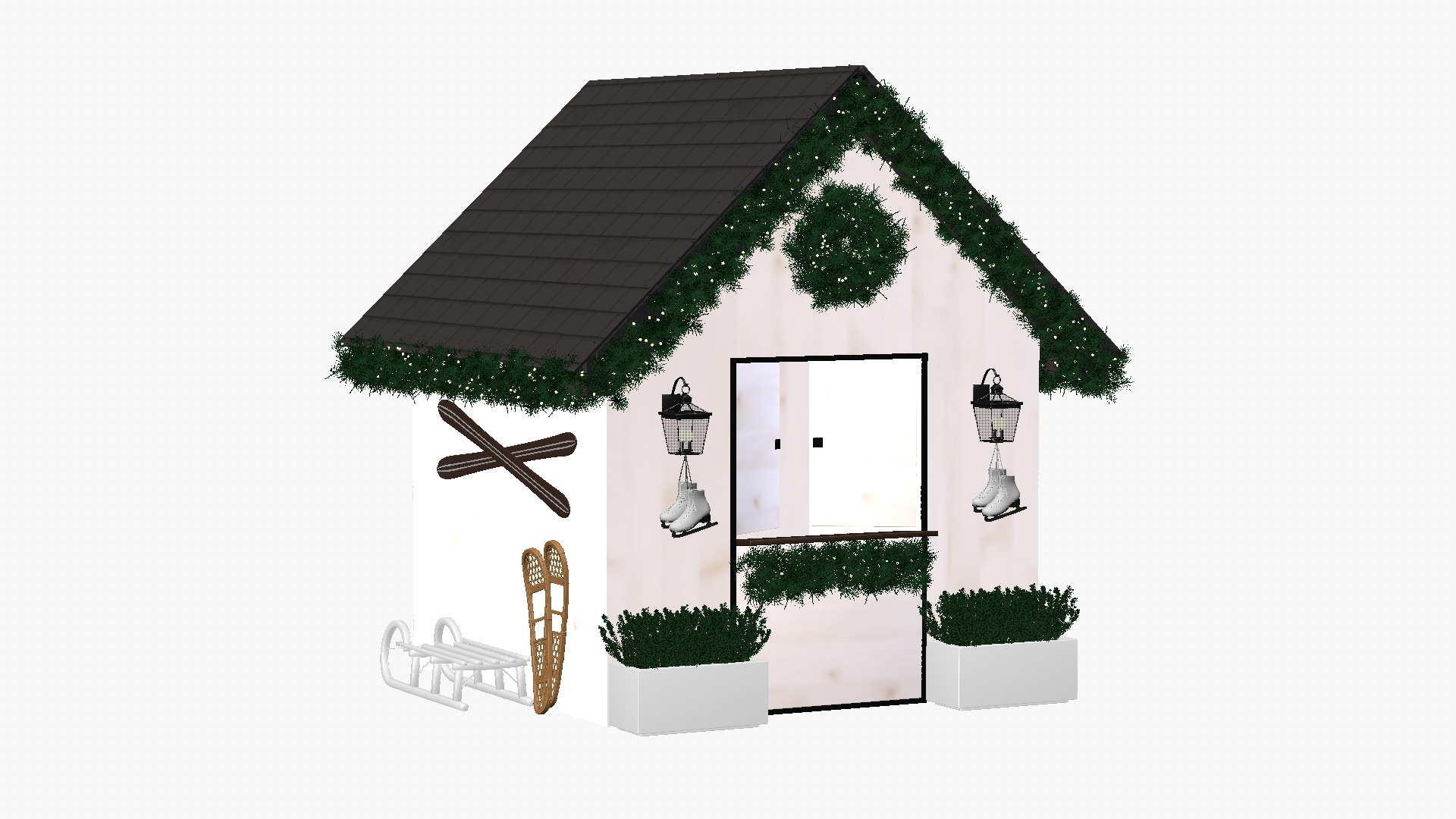 3D Cozy Winter Cottage - TurboSquid 2149281
