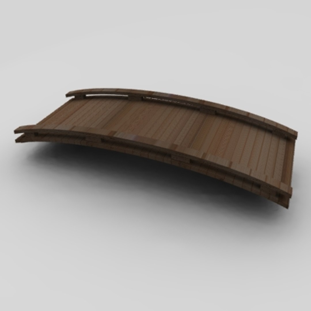 3d Model Of Bridge Polygonal