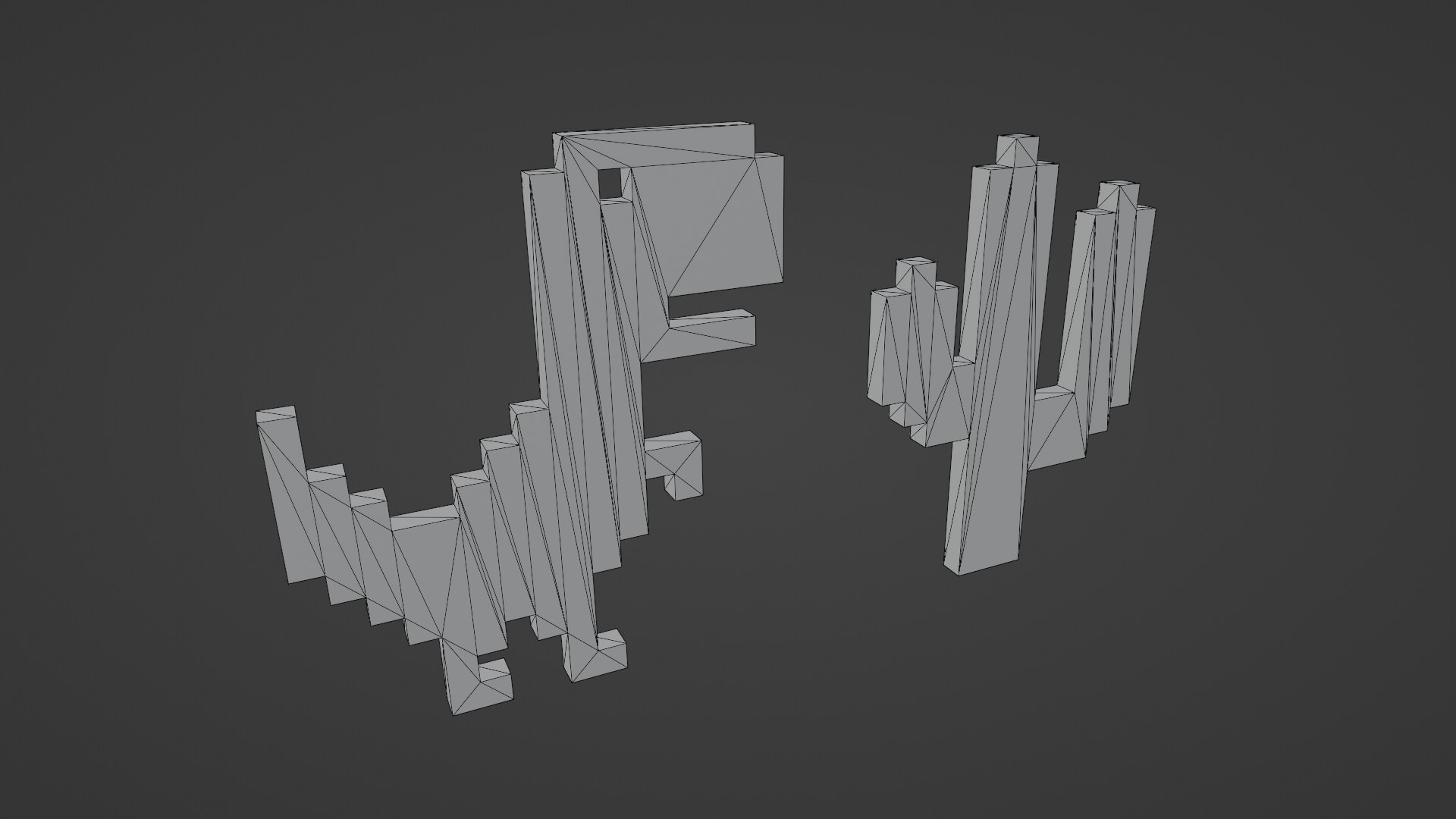 3D Pixel Dinosaur Model - TurboSquid 1937551