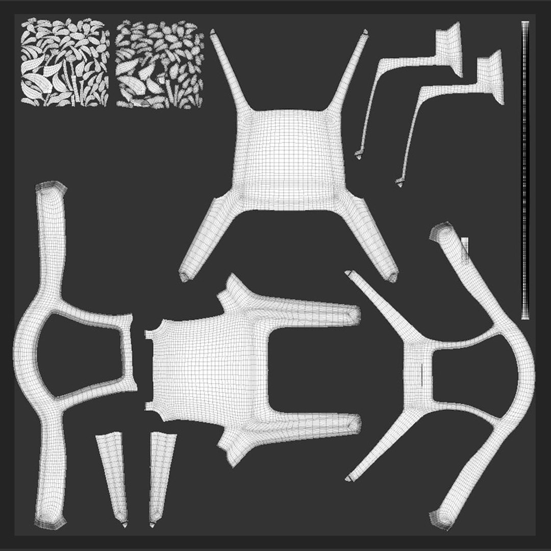 3D Plastic Chair - TurboSquid 1990224