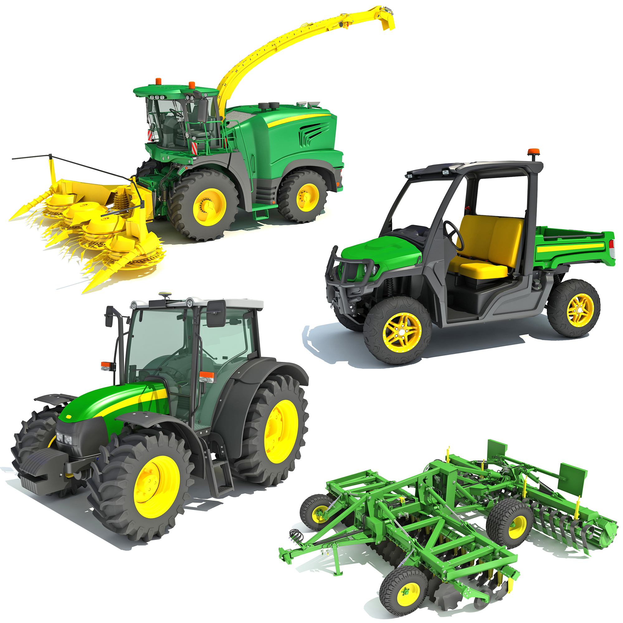 3D Farm Equipment Collection model - TurboSquid 1868423