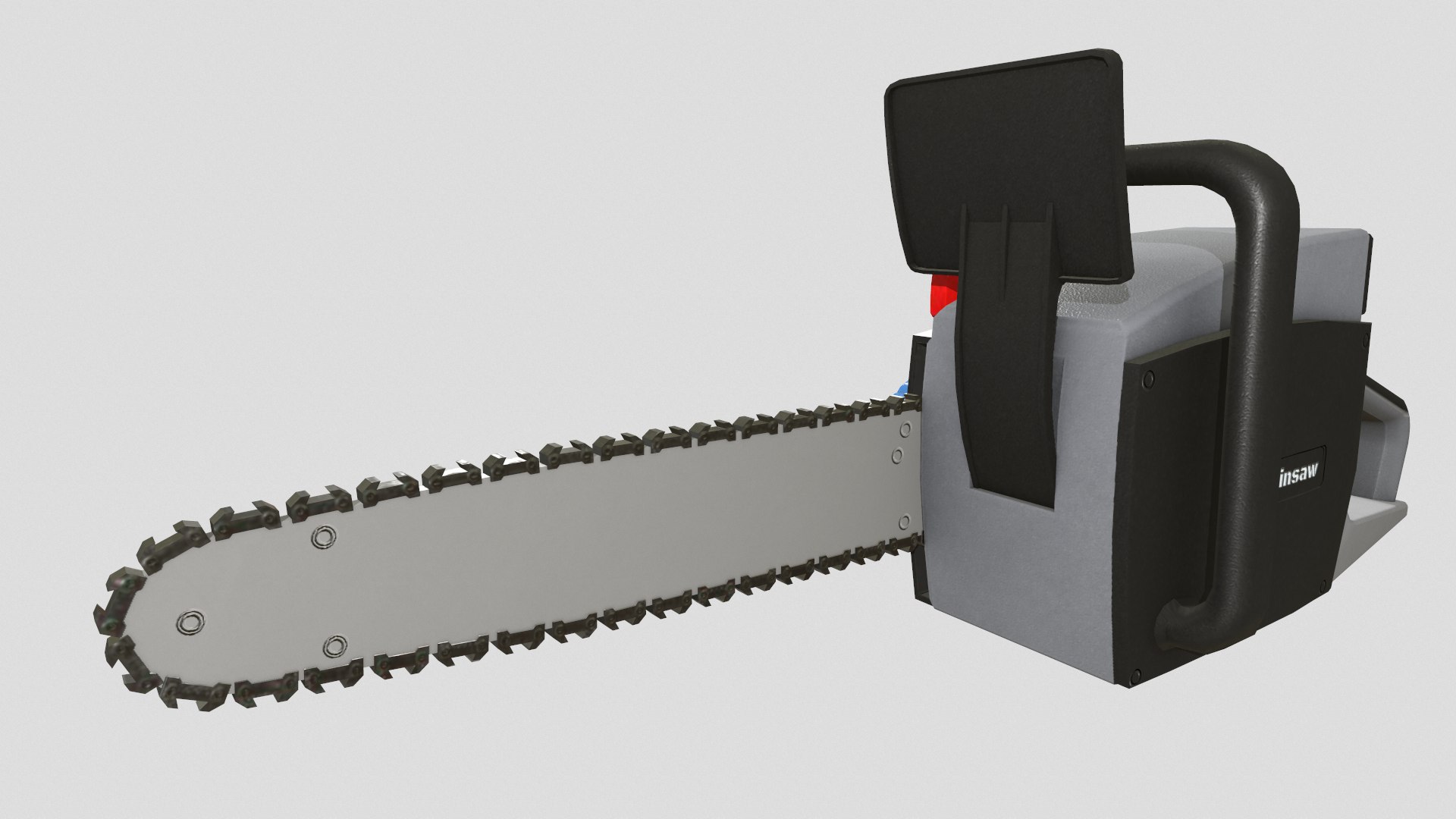 3D Chainsaw Machine Low Poly Model - TurboSquid 2397126