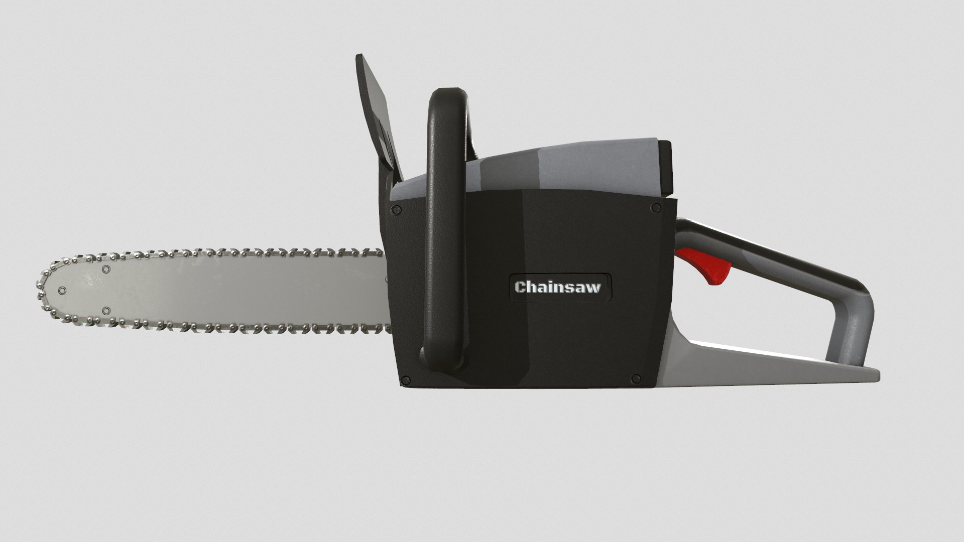 3D Chainsaw Machine Low Poly Model - TurboSquid 2397126