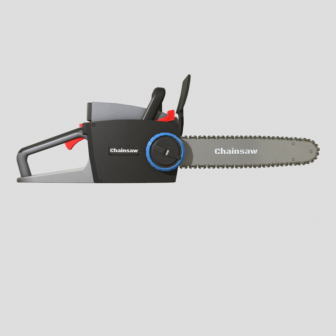 3D Chainsaw Machine Low Poly Model - TurboSquid 2397126