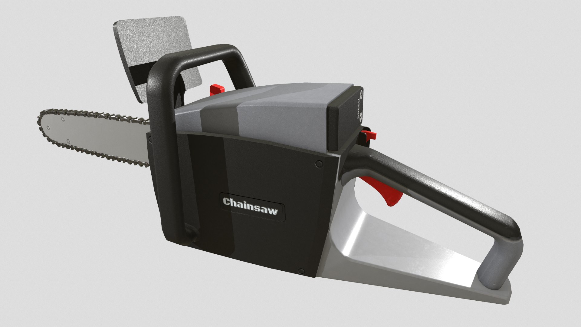 3D Chainsaw Machine Low Poly Model - TurboSquid 2397126