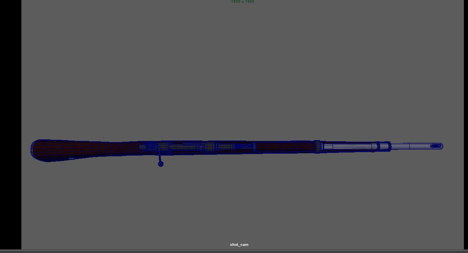 3D Mauser Gewehr 98 Bolt Action Rifle LowPoly Firearm 3D Model Model ...