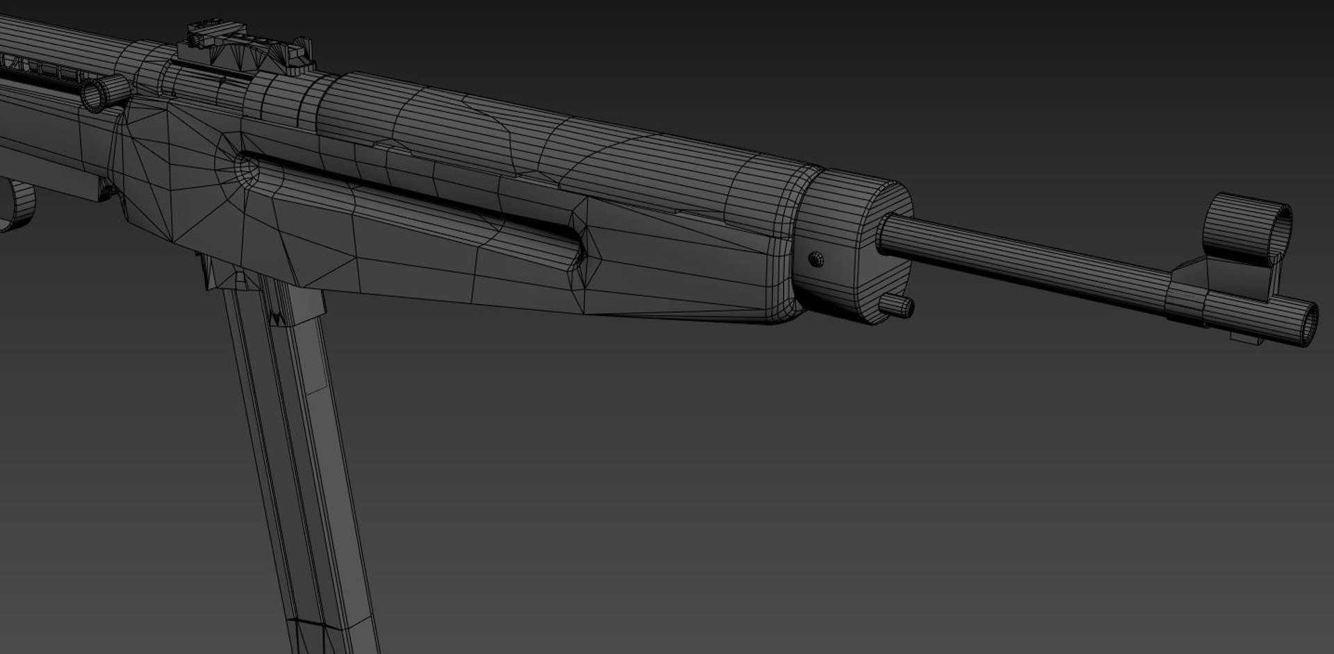 3D Hungarian Submachine Gun 43m - TurboSquid 1549052