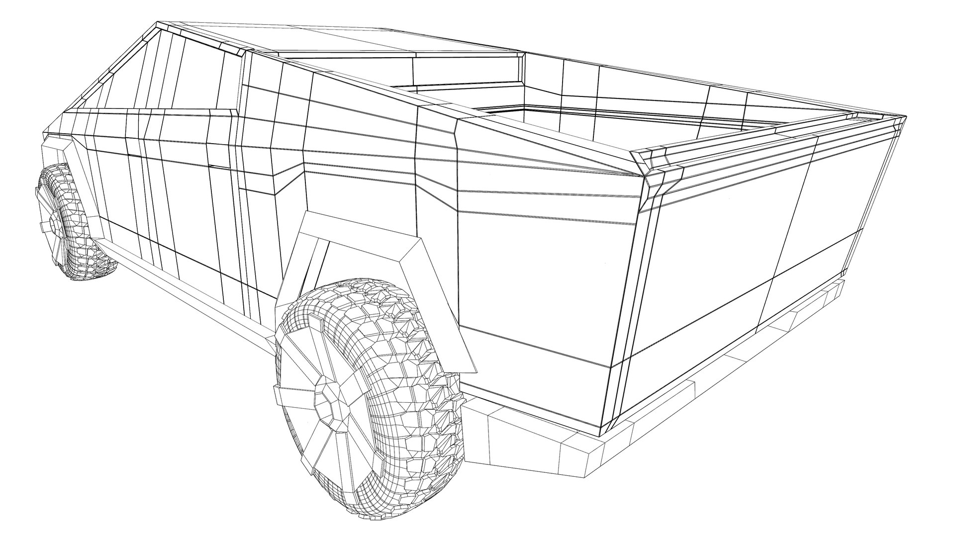 3D Cybertruck Truck Model - TurboSquid 1478490