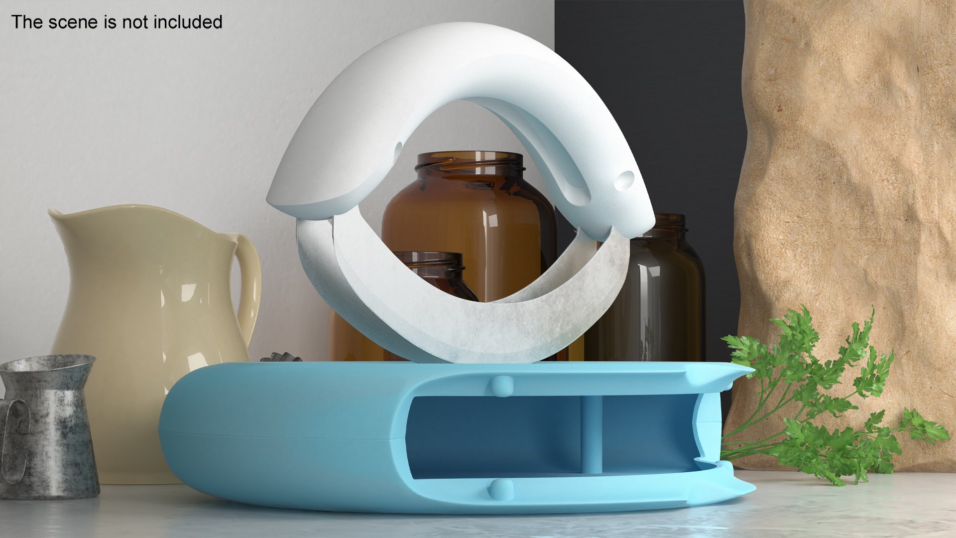 Portable Herb Cutter Blue 3D Model - TurboSquid 2111841