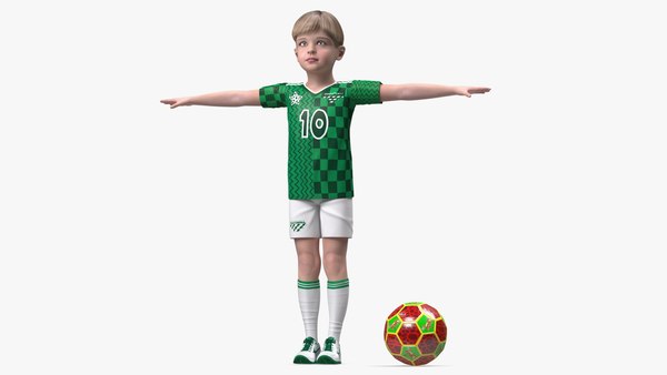 Child Boy Sport Style Rigged model - TurboSquid 1919081