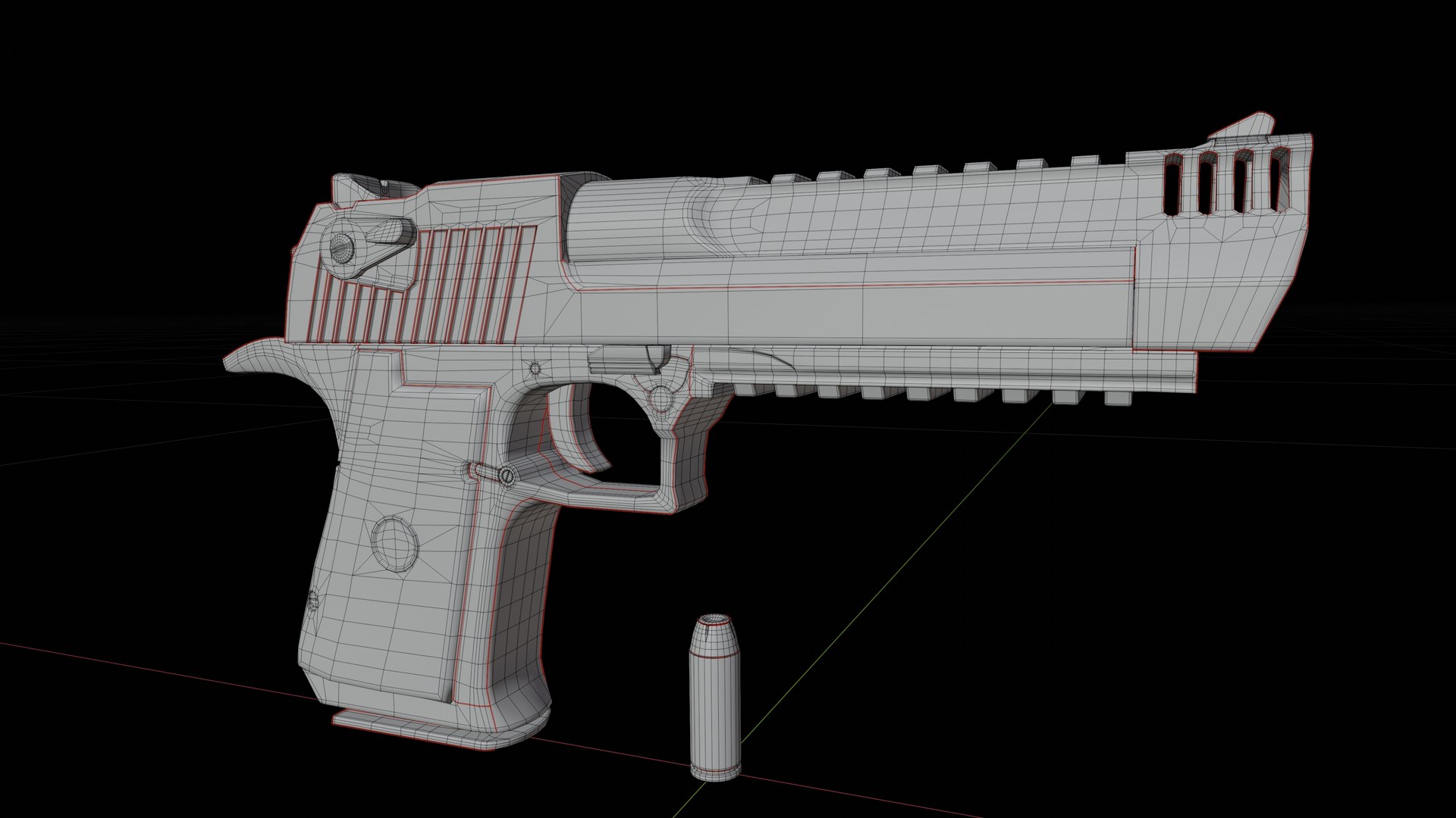 3D Pistol - Desert Eagle - TurboSquid 2224984