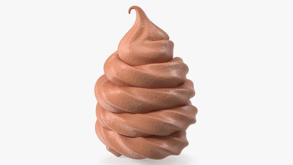 3D Chocolate Ice Cream Top model - TurboSquid 1881109