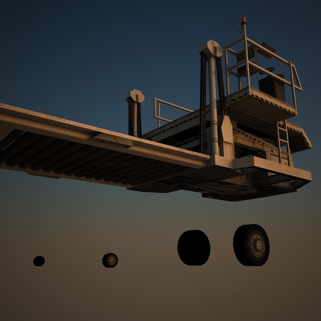 Ramp Dnata Basic 3D Model - TurboSquid 1184831