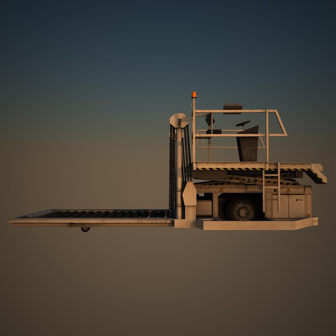 Ramp Dnata Basic 3D Model - TurboSquid 1184831