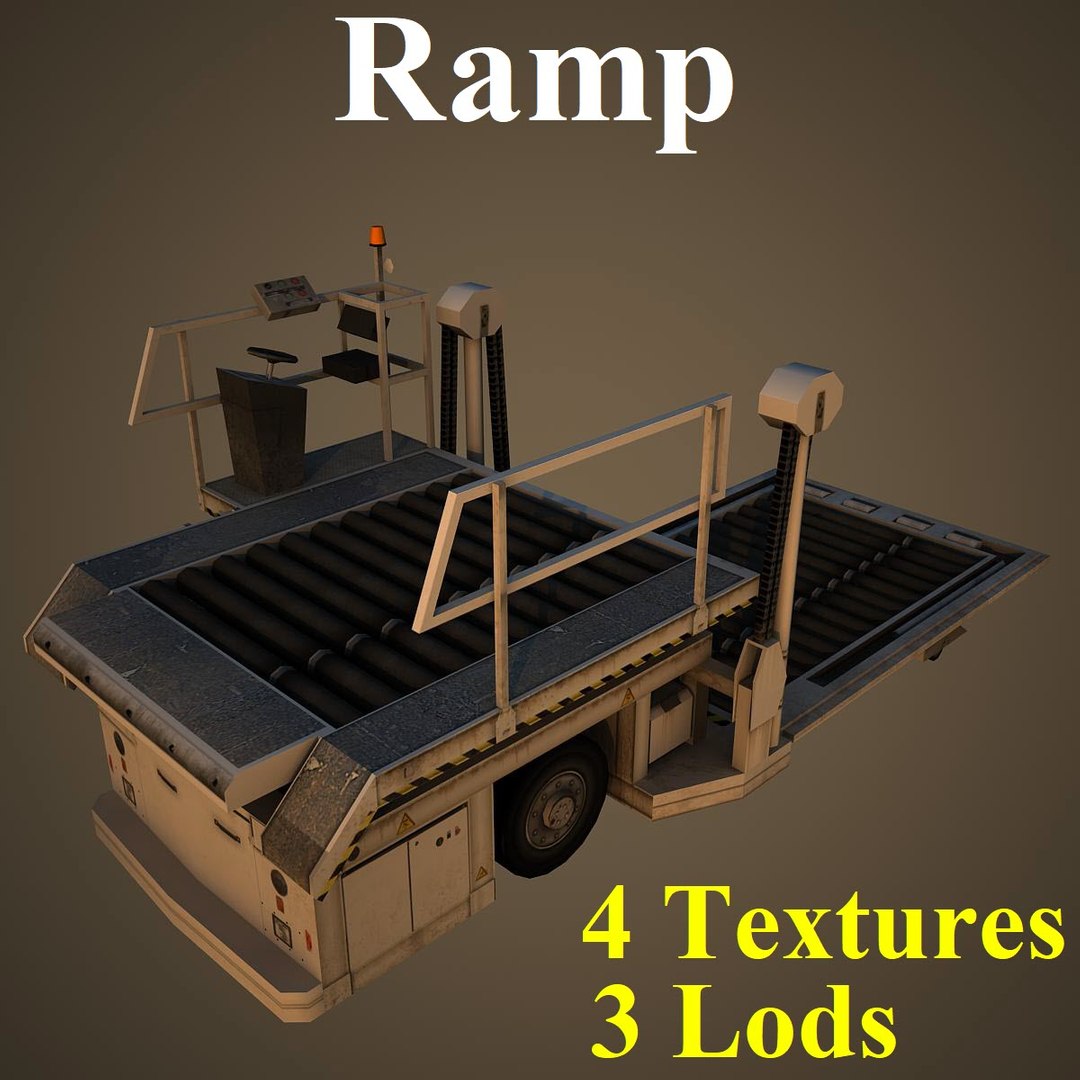 Ramp Dnata Basic 3D Model - TurboSquid 1184831