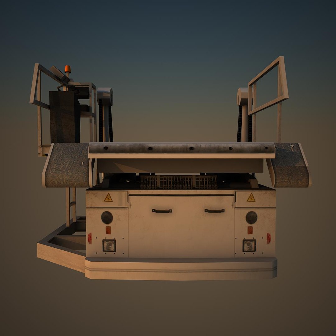 Ramp Dnata Basic 3D Model - TurboSquid 1184831