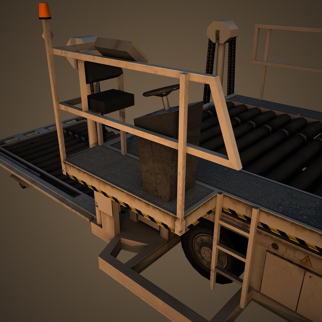 Ramp Dnata Basic 3D Model - TurboSquid 1184831