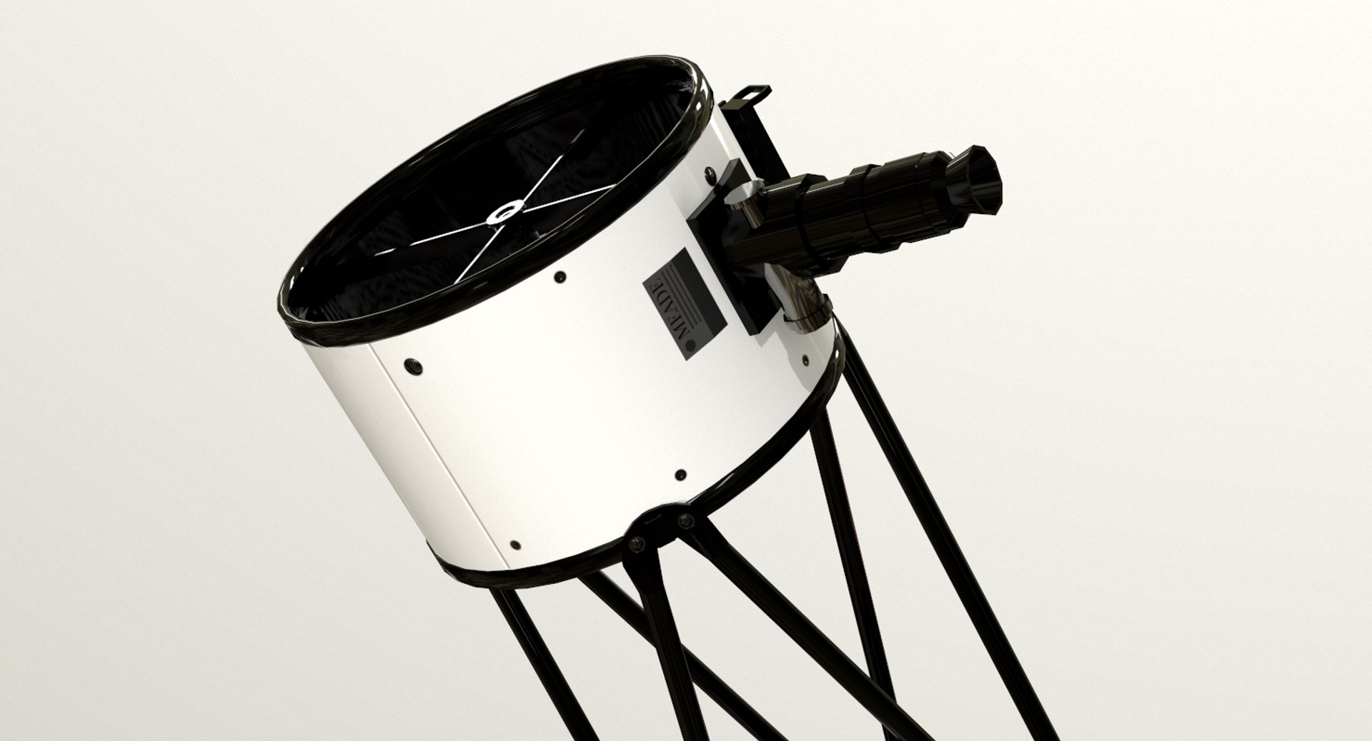 3D Meade Lightbridge 12 Telescope - TurboSquid 1254325