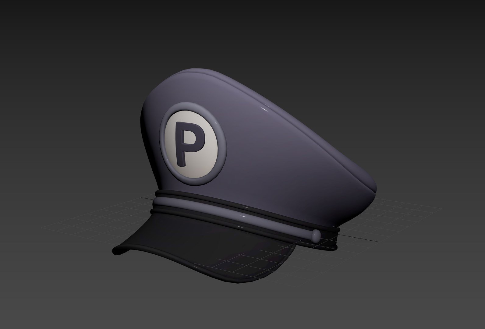 3D Hat035 Police Officer Hat - TurboSquid 2166846