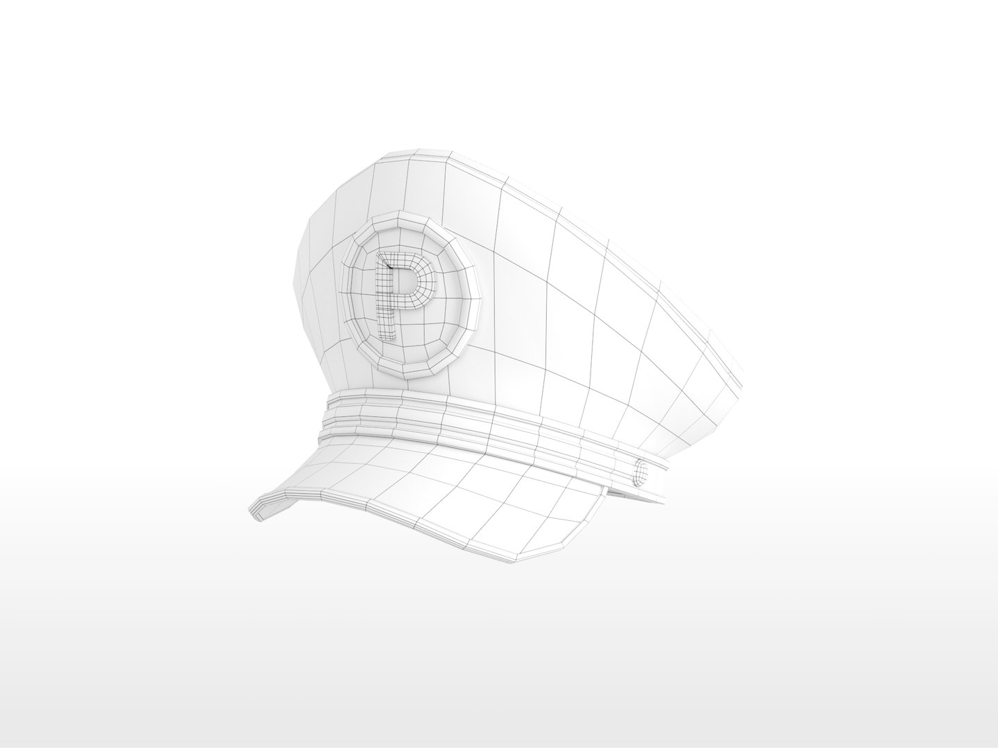 3D Hat035 Police Officer Hat - TurboSquid 2166846